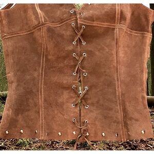 Wilsons Leather | Tops | Wilsons Leather Maxima Vest Lace Up Cowgirl ...
